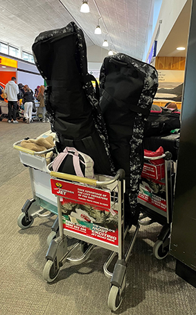 Students challenged to design the perfect luggage trolley